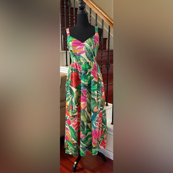 Primark | Dresses | Primark Cares Floral Maxi Dress In Vibrant Colors ...